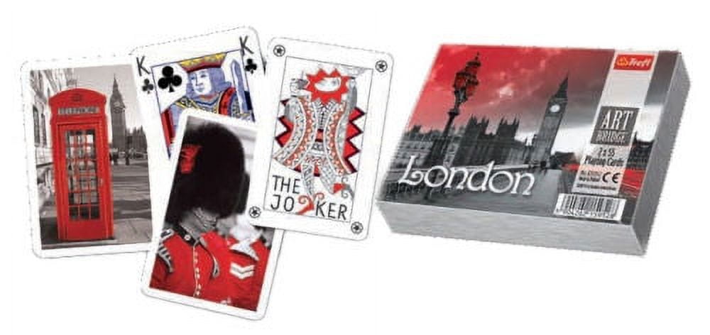 TREFL 2 X 55 ART PLAYING CARD London - Walmart.com