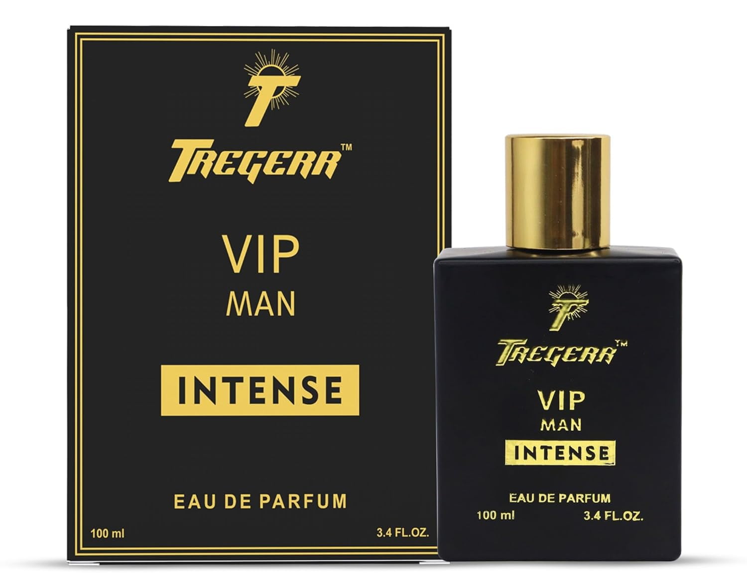 TREGERR VIP Man Intense Eau De Parfum Men 100 ML Long Lasting Perfume ...