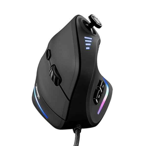 TRELC Gaming Mouse with 5 D Rocker, Ergonomic Mouse with 10000 DPI/11 ...