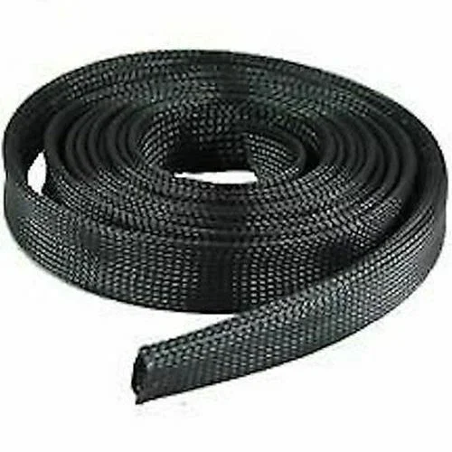 TREND- 1/4 Inch Black Expandable Wire Cable Sleeving Sheathing Braided ...