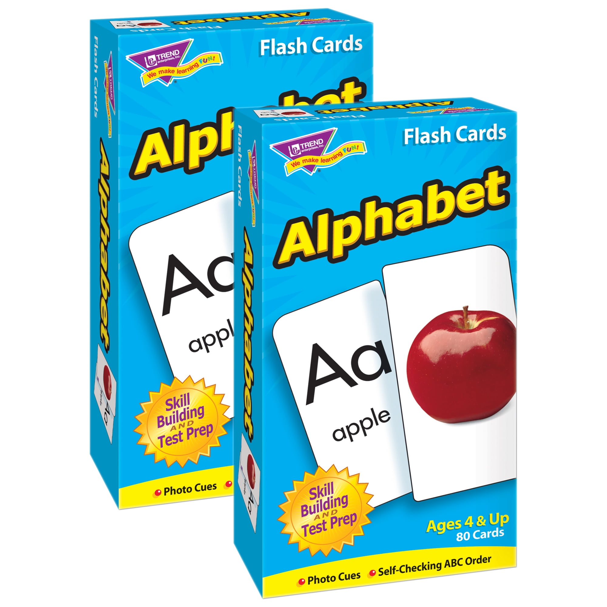 TREND Alphabet Skill Drill Flash Cards, Pack of 2 - Walmart.com