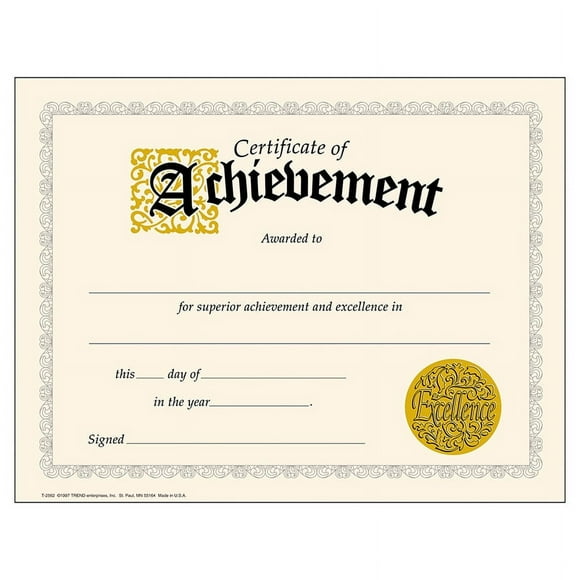 Certificate Paper