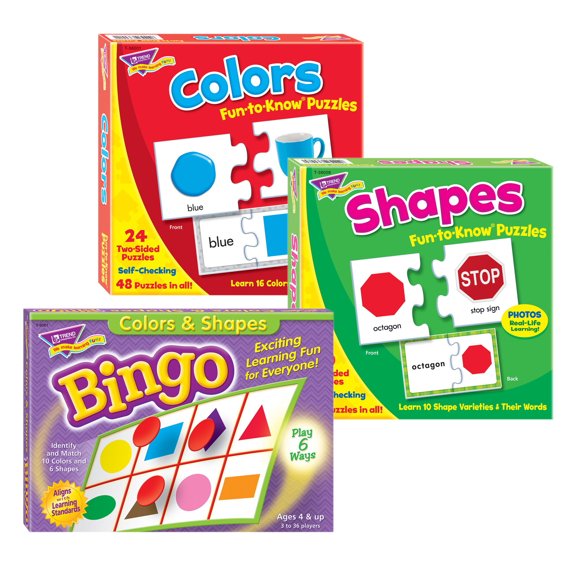 TREND Essential Skills: Learn & Practice Colors & Shapes - Walmart.com