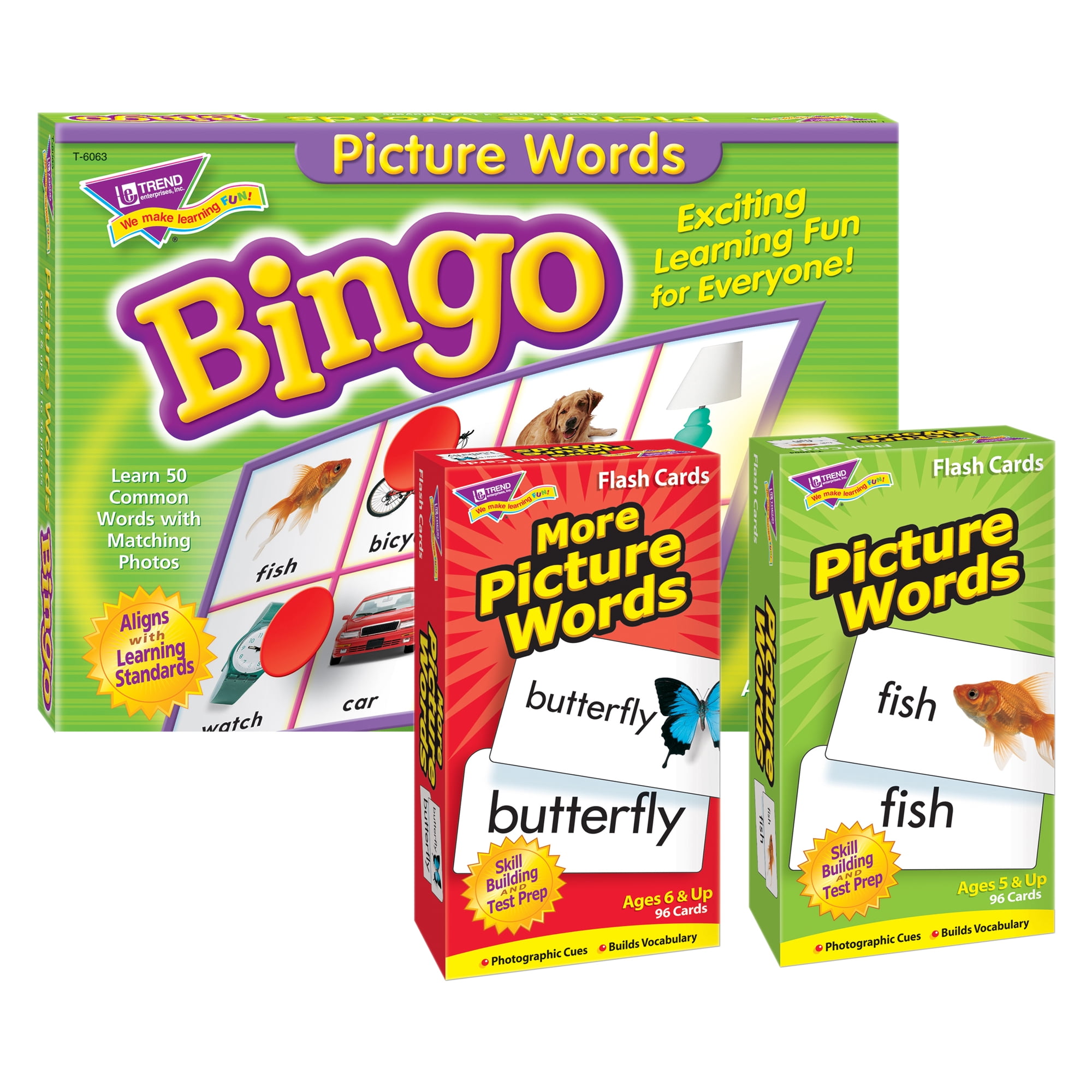 TREND Essential Skills: Learn & Practice Picture Words - Walmart.com