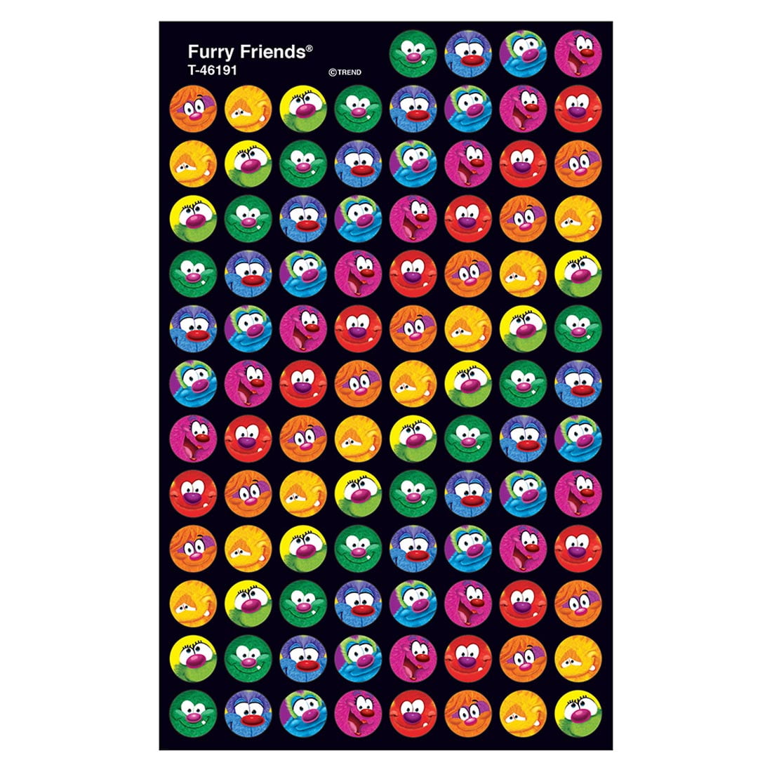 TREND Furry Friends superSpots Stickers - Walmart.com