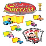 TREND Monkey Mischief Racing to Success Bulletin Board Set - Walmart.com
