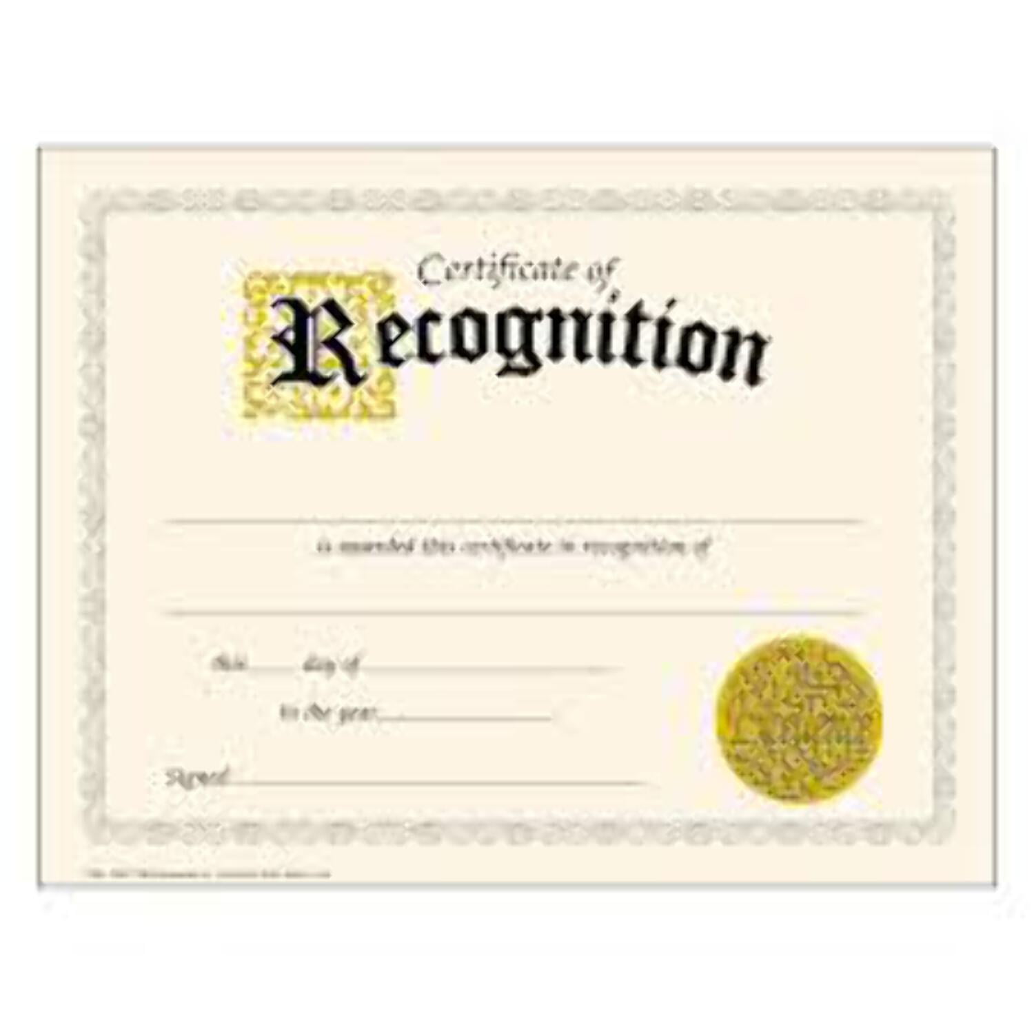 TREND Classic Recognition Certificates, 8.5" x 11", Multicolor, Pack of ...