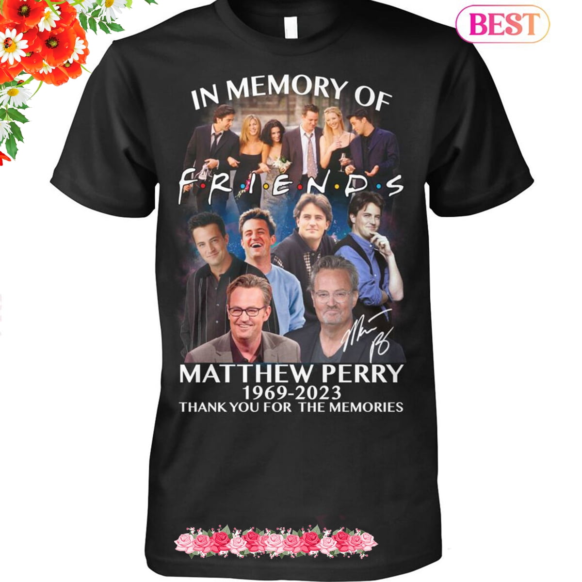 TRENDING In Memory Of Friends Matthew Perry 54 Anniversary 1969-2023 ...