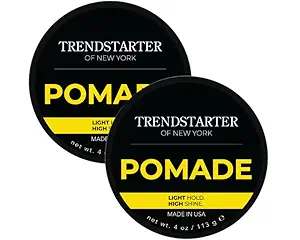 TRENDSTARTER - CLASSIC POMADE (4oz) (PACK of 2) â€“ Light Hold - High ...