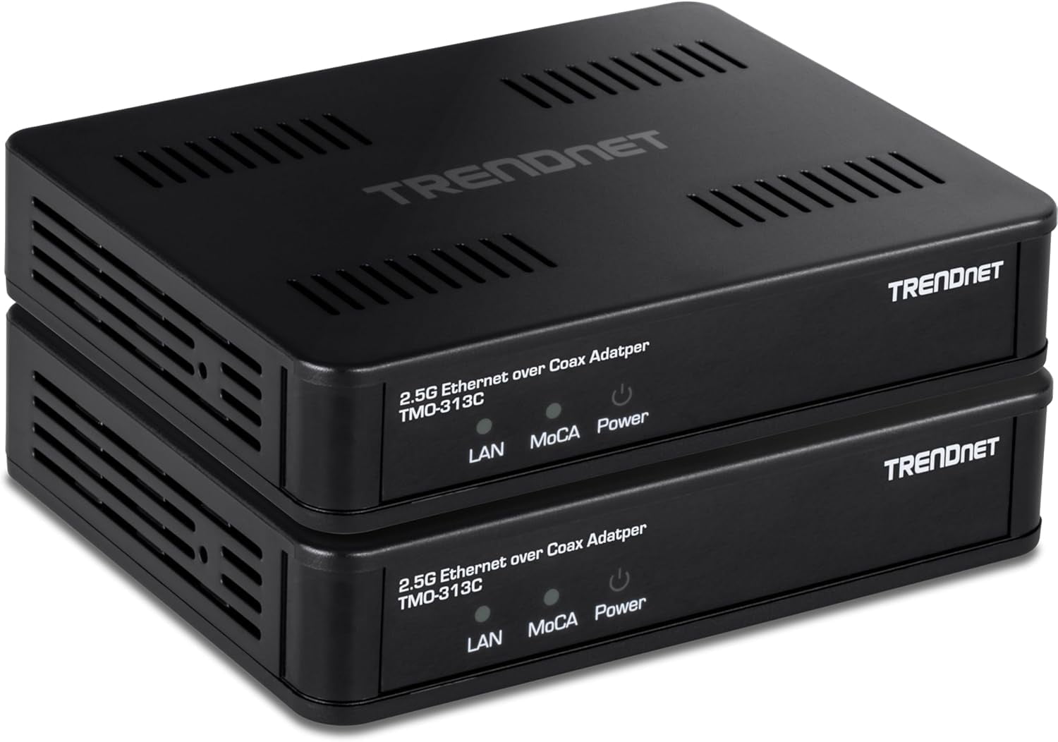 TRENDnet TMO-313C2K,2.5Gbps Ethernet over Coax Adapter (2-Pack ...