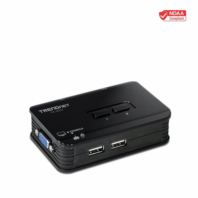 TRENDnet TK-207K, 2-Port USB KVM Switch Kit - Walmart.com TRENDnet TK-207K, 2-Port USB KVM Switch Kit - Walmart.com