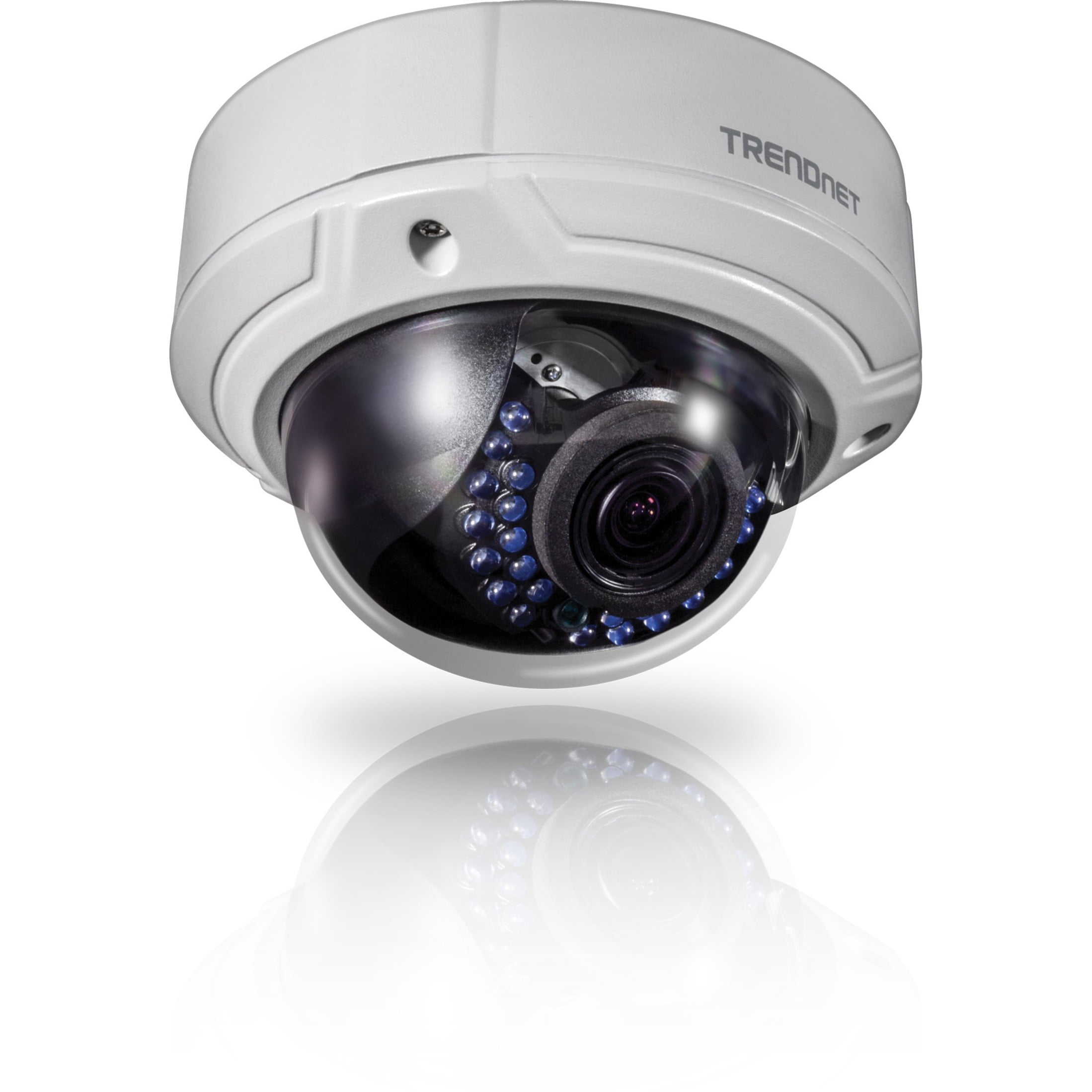 TRENDnet Indoor/Outdoor 2MP 1080p Varifocal PoE IR Dome Network Camera ...