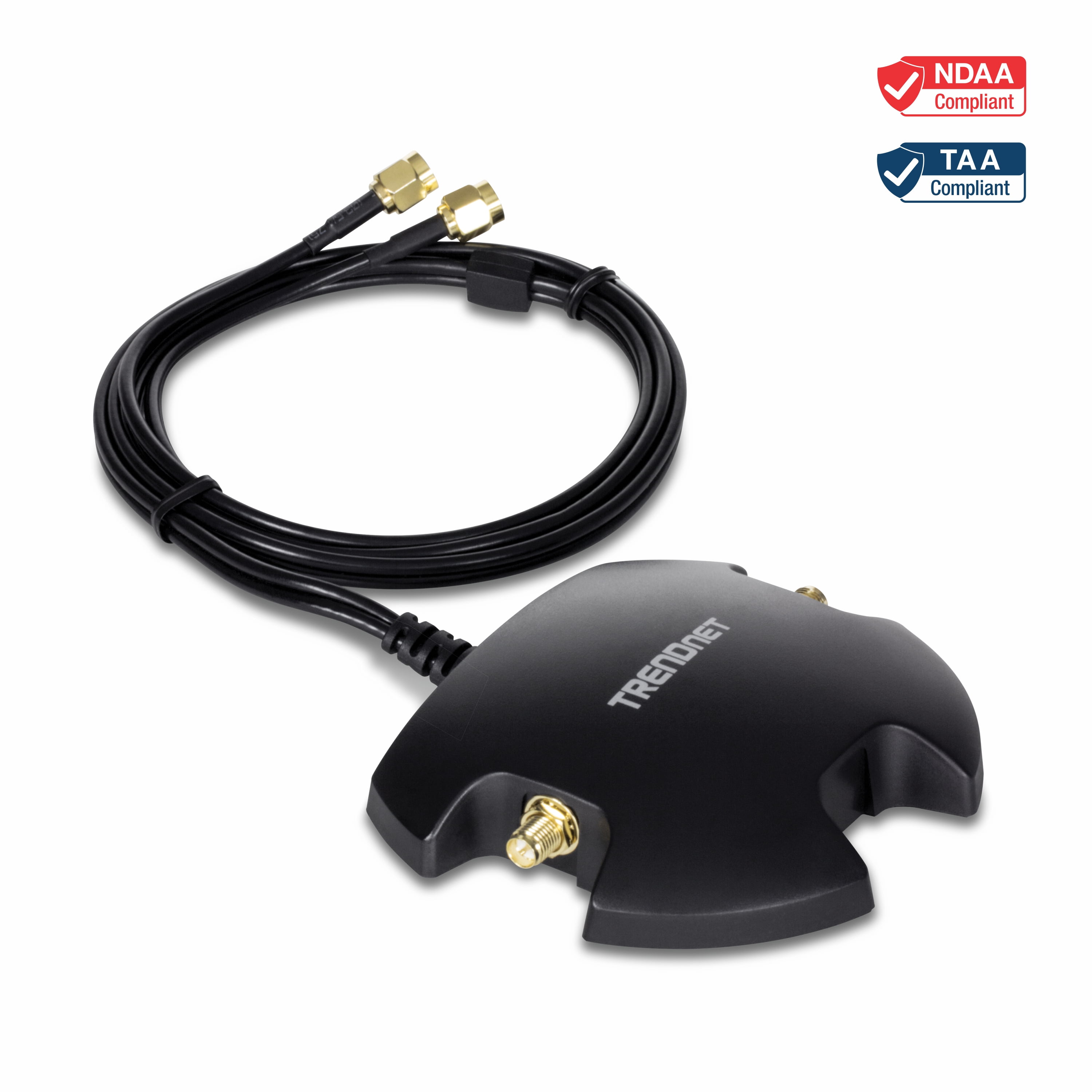 TRENDnet TEW-LB101, Magnetic Dual Antenna Mounting Base RP-SMA Female ...