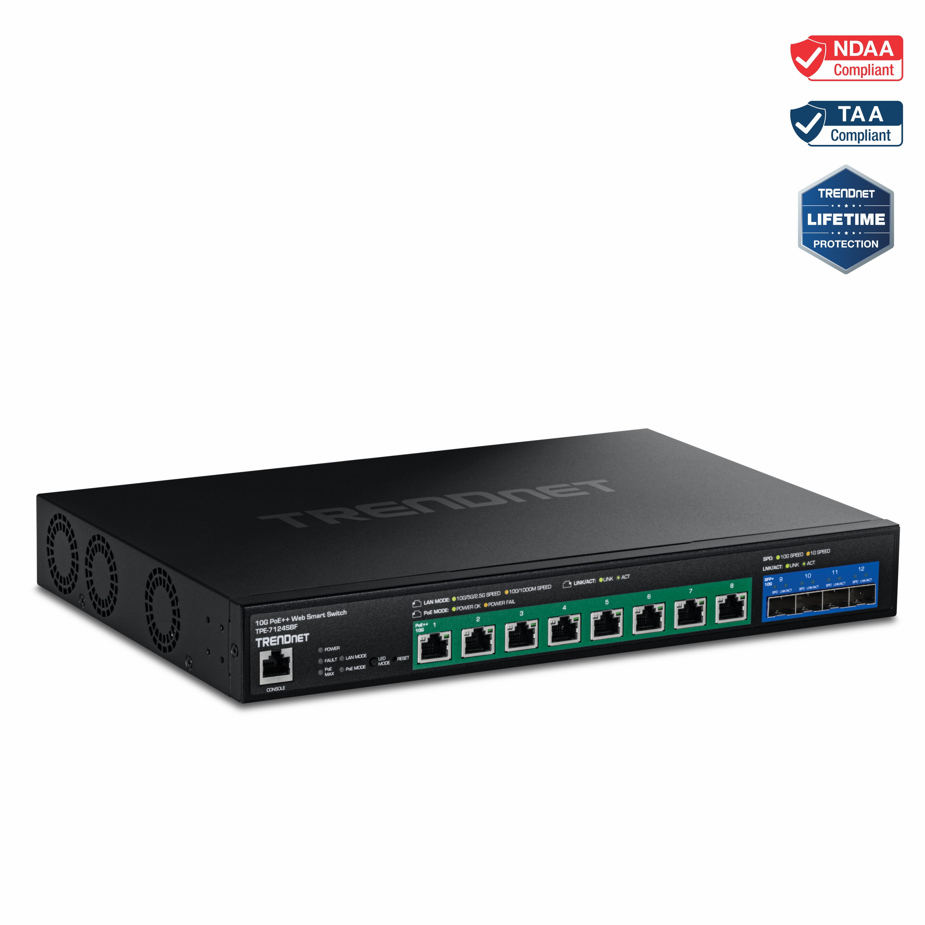 TRENDnet TEG-3284WS, 28-Port Multi-Gig Web Smart Switch - Walmart.com