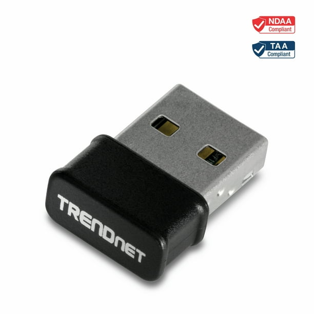 TRENDnet TEW-808UBM Micro AC1200 MU-MIMO Wireless USB Adapter, USB 2.0 ...