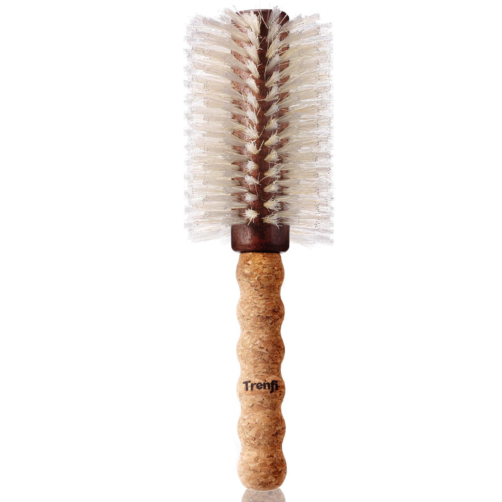 TRENFI S1 Professional Hybrid Boar Bristle Round Brush for Blowouts, 2. ...