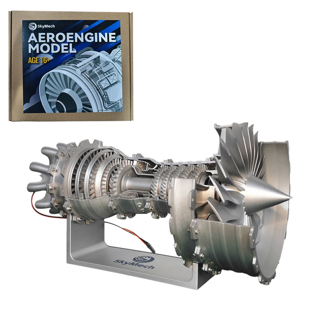 TRENT 900 1/20 Scale Turbofan Engine Model Kit, 150PCS Functional ...