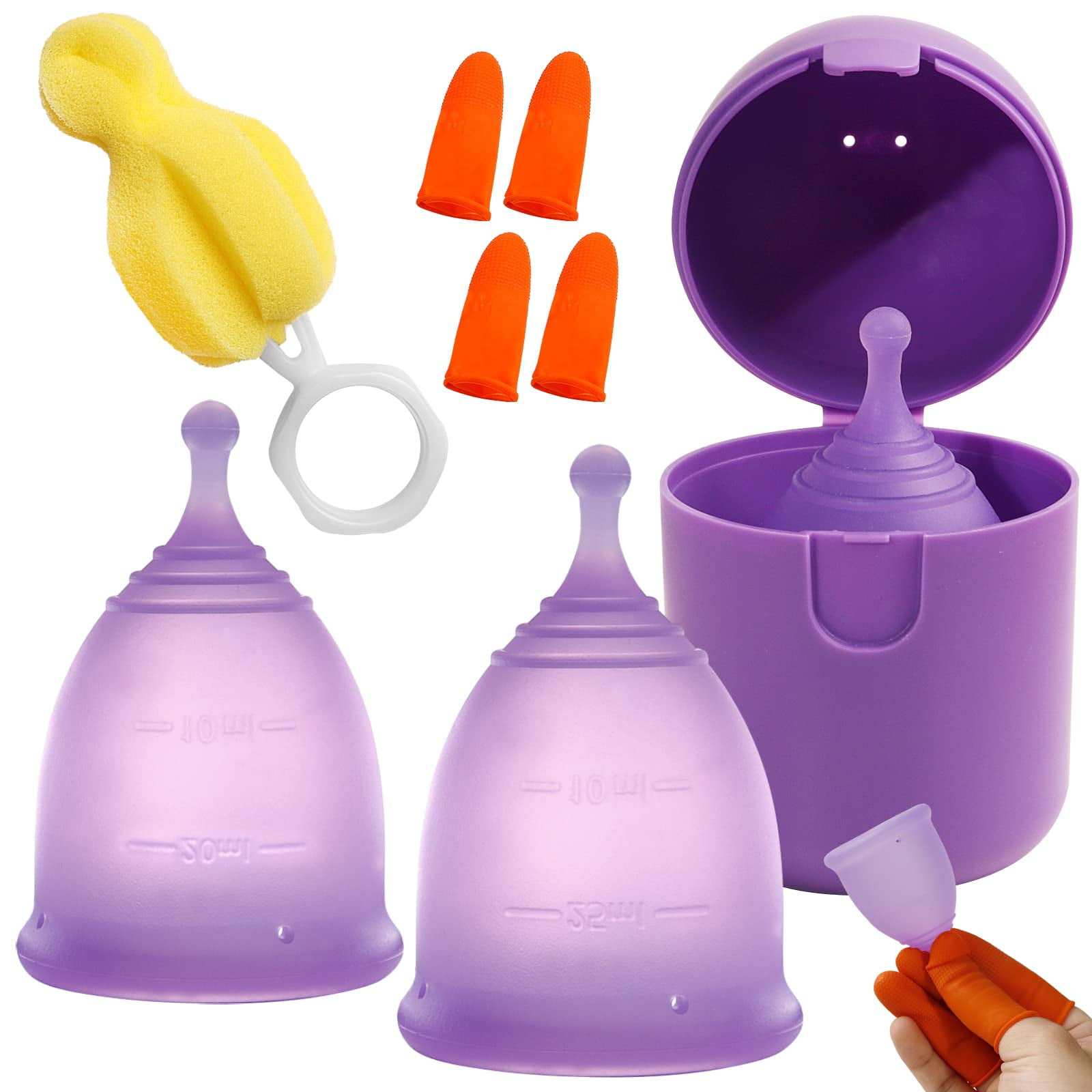 TRESBOUTIQUE Menstrual Cups Super Soft and Flexible Period Cups ...