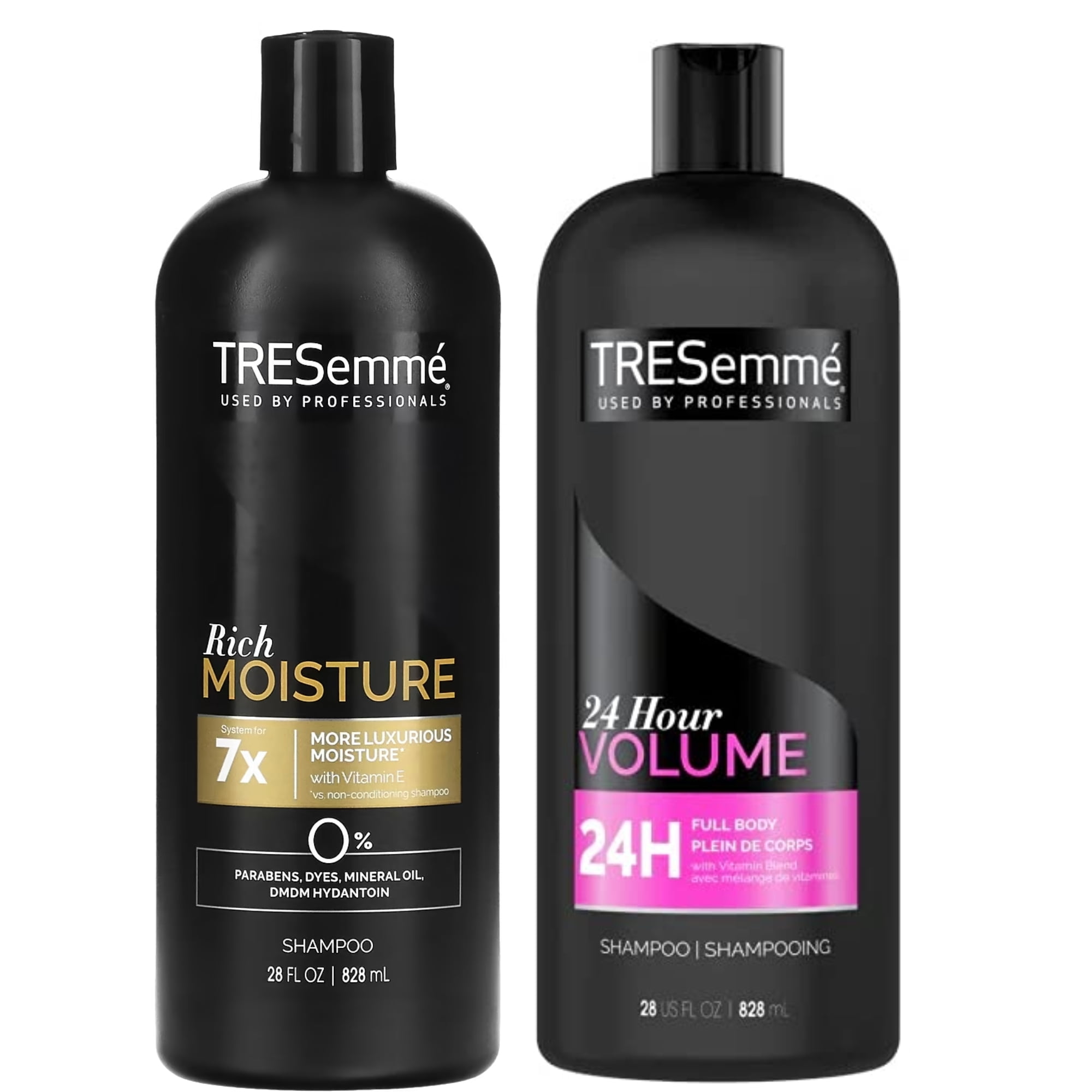 TRESemmé 24 Hour Body Shampoo + Rich Moisture Shampoo for All Hair ...