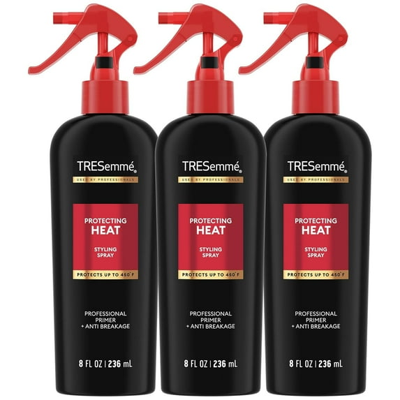 TRESemmé Protecting Heat Spray with Keratin, 3-Pack – Professional-Quality Thermal Protection ...