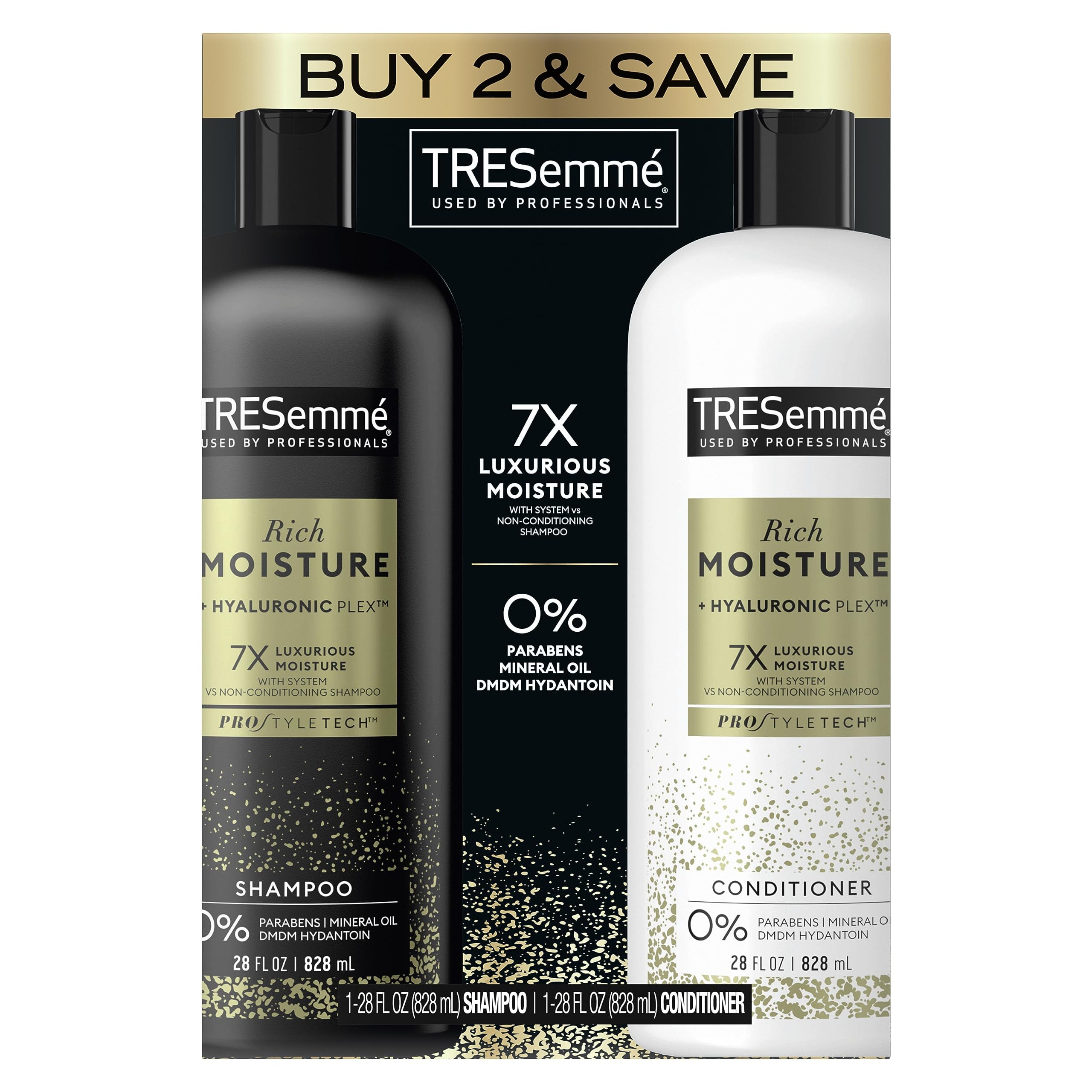 TRESemm Shampoo and Conditioner Four Pack, Keratin Smooth, 88 oz - Walmart.com