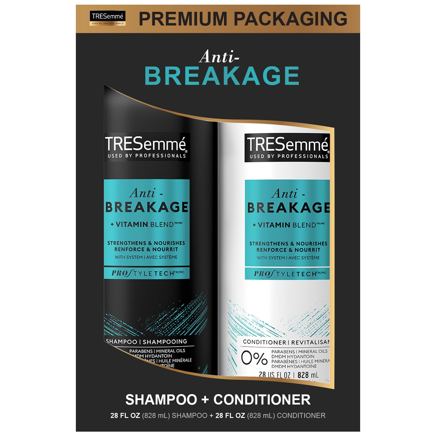 TRESemmé, Anti-Breakage Shampoo and Conditioner Set, 28 fl oz each ...