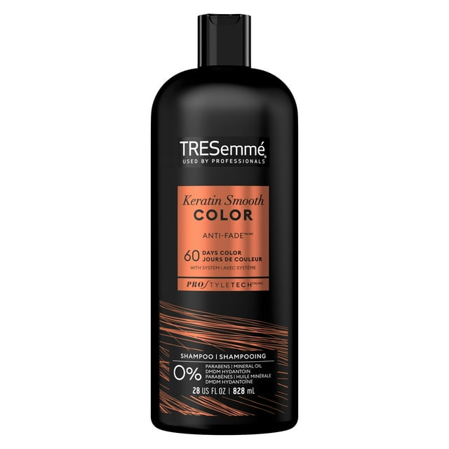 TRESemme Keratin Smooth Color Daily Shampoo, 28 fl oz - Walmart.com
