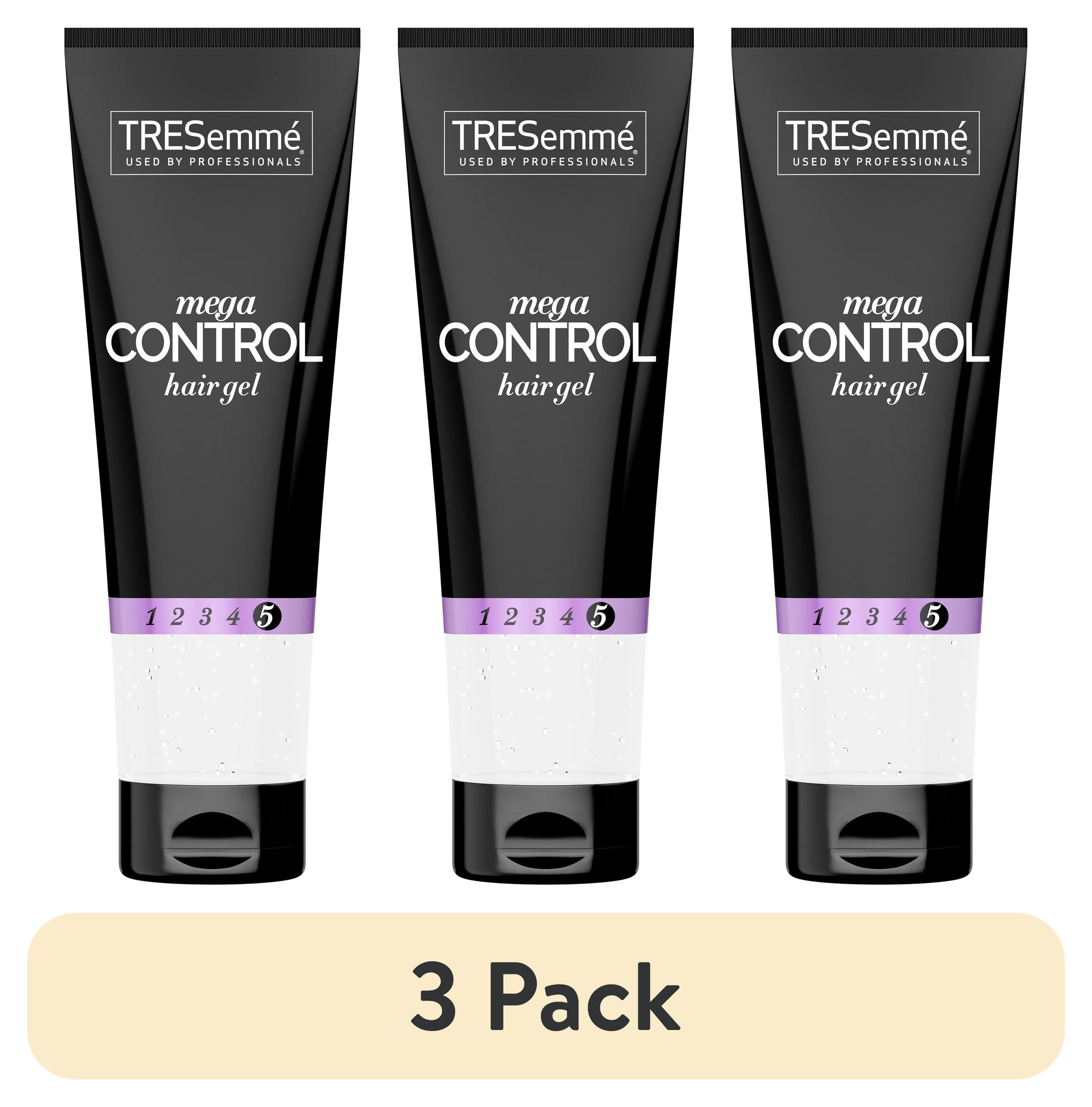 (3 pack) Tresemme Mega Control Alcohol-Free Hair Gel for Frizz Control with Coconut Oil, 9 oz ...