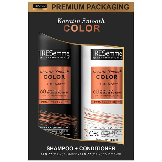 Tresemme Shampoo and Conditioner 28 oz set with box, Keratin Smooth ...