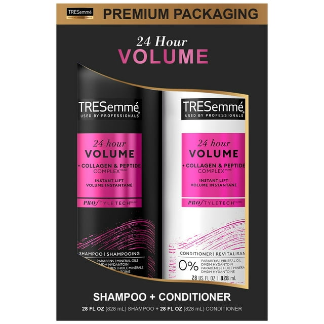 TRESemmé Volumizing Shampoo and Conditioner Set, 28 Fl Oz Each ...