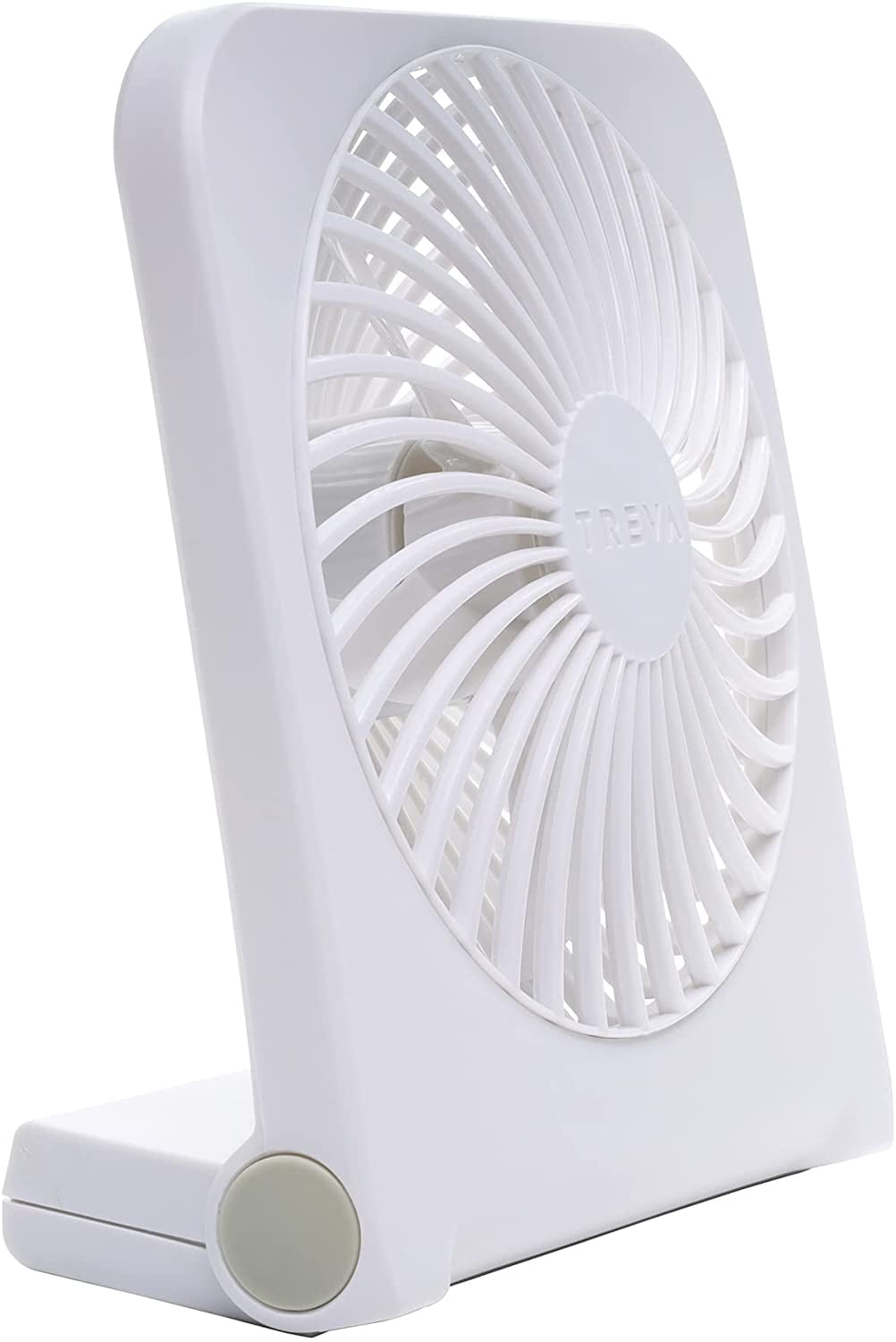 Treva 5 Inch USB and Battery Powered Desk Fan with Two Speeds ...