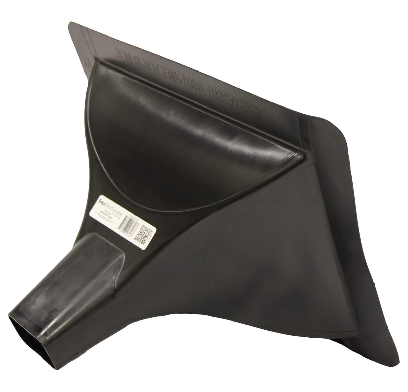 TREX Rain Escape Black Deck Drainage System Downspout - Walmart.com