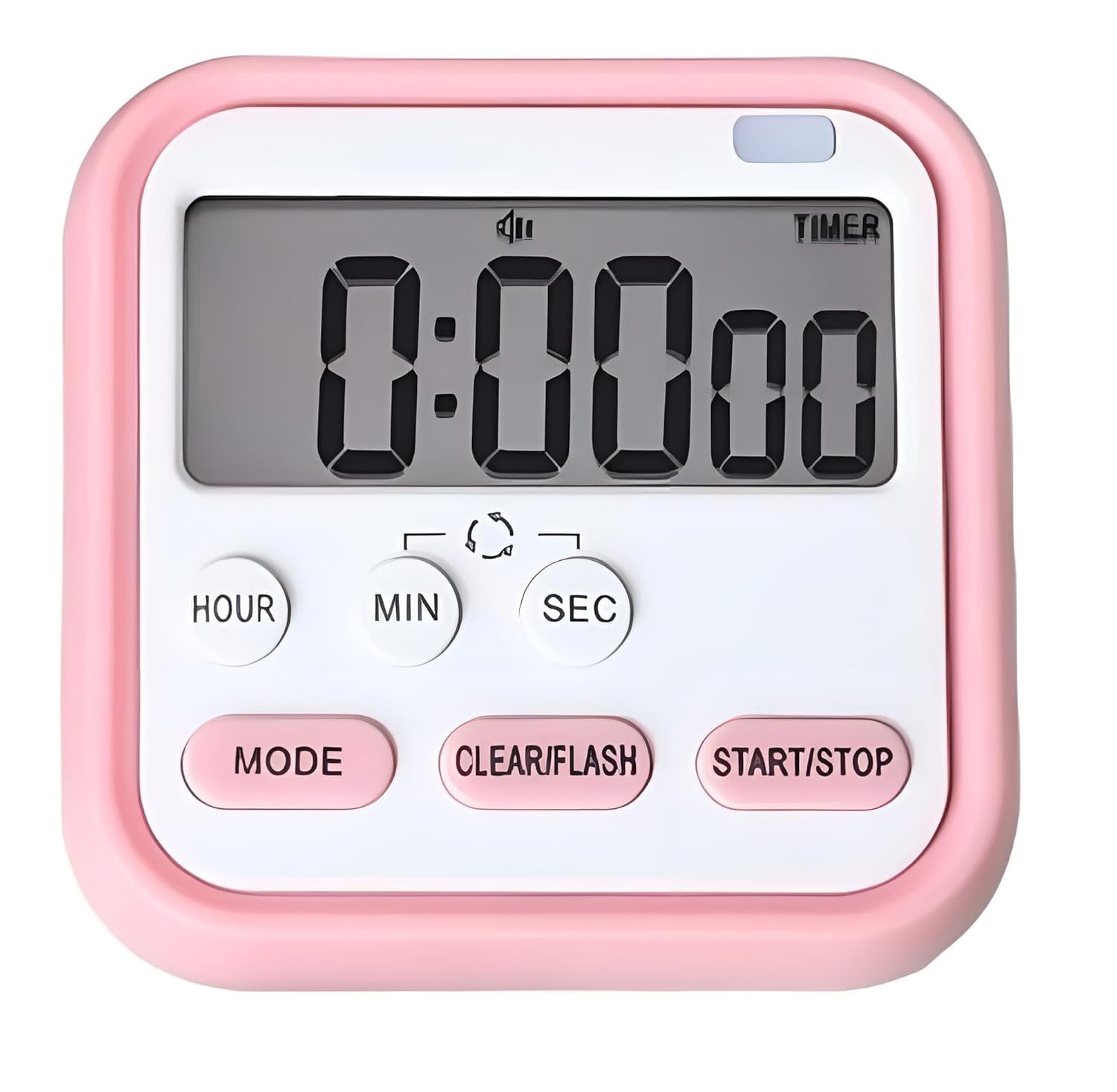 TREXEE Kitchen Timer Digital Countdown Magnetic Short Timer Clock with LCD Display with Loud ...