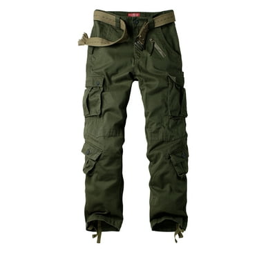StoneTouch #A8- Men's Military-Style Cargo Pants 32x32--Black - Walmart.com