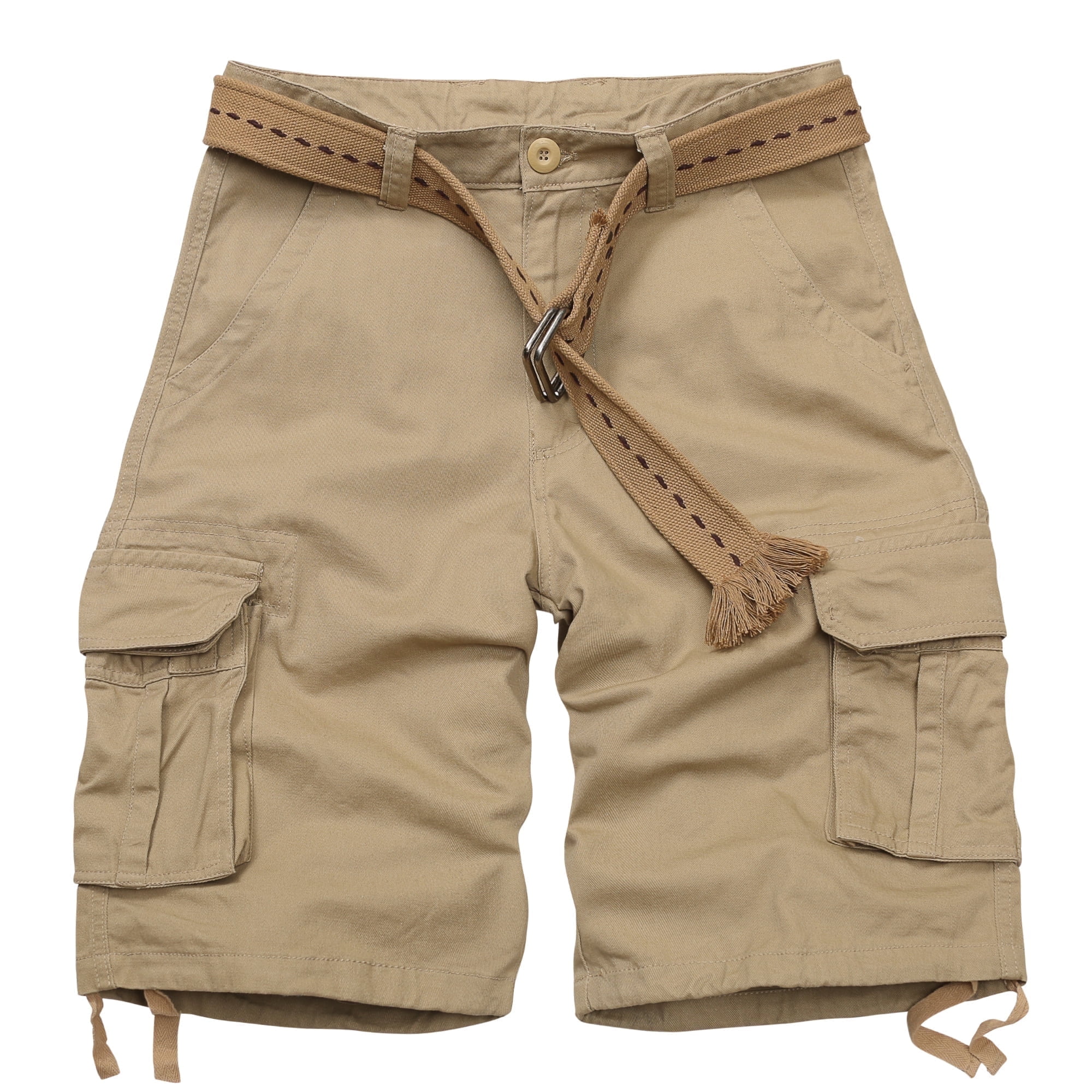 TRGPSG Men's Cargo Shorts with 6 Pockets Causal Camo Cotton Work Shorts ...
