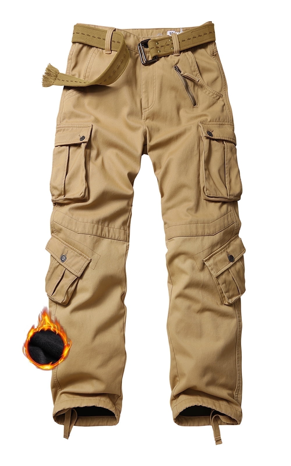 TRGPSG Men's Insulated Tactical Utility Weatherproof Cargo Pants ...