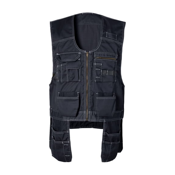 TRGPSG Men's Ripstop Work Utility Tool Vest with 8 Pockets, Heavy Duty ...