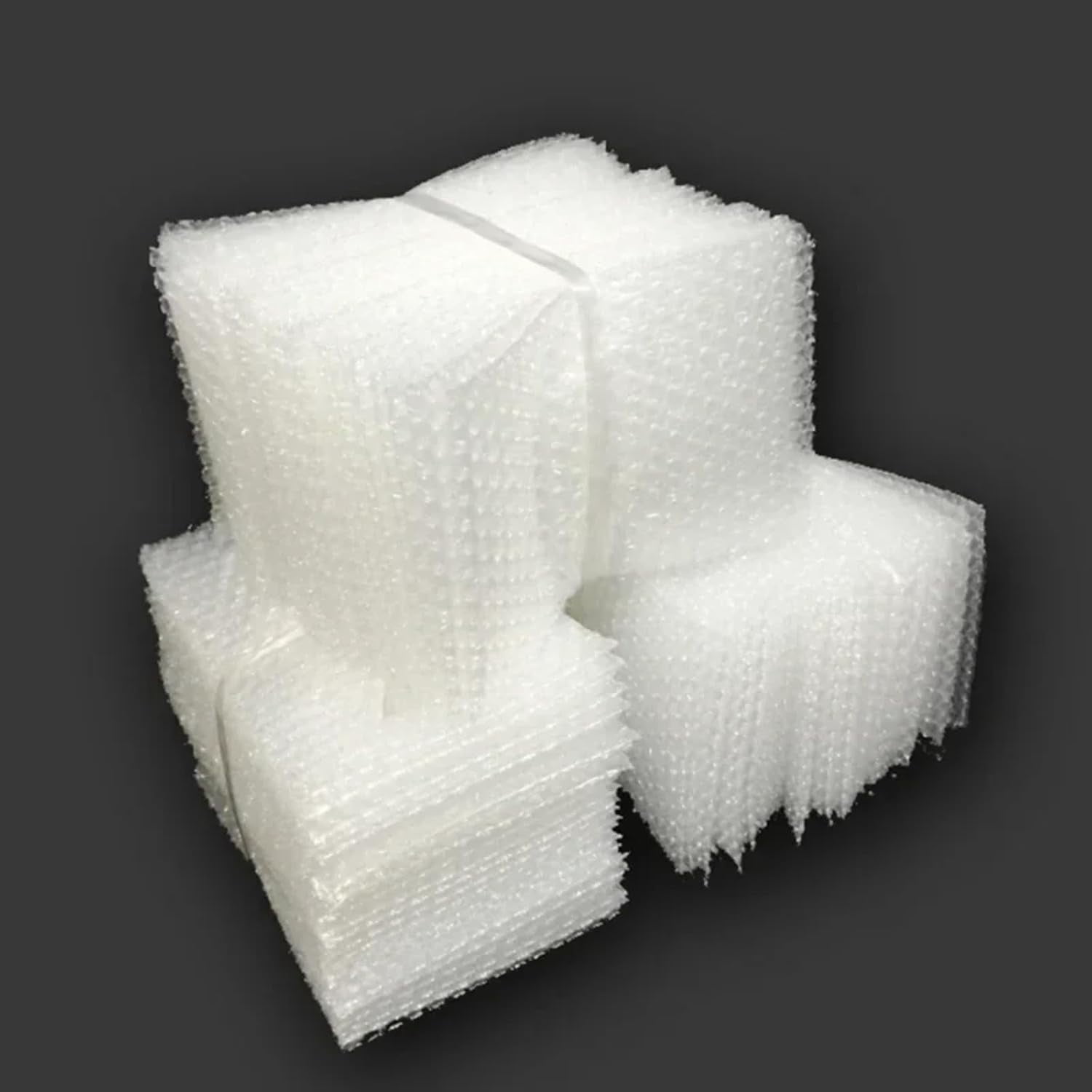TRH-100 Pcs Clear Bubble Out Bags, 6x8 Inch, Double Walled Cushioning ...