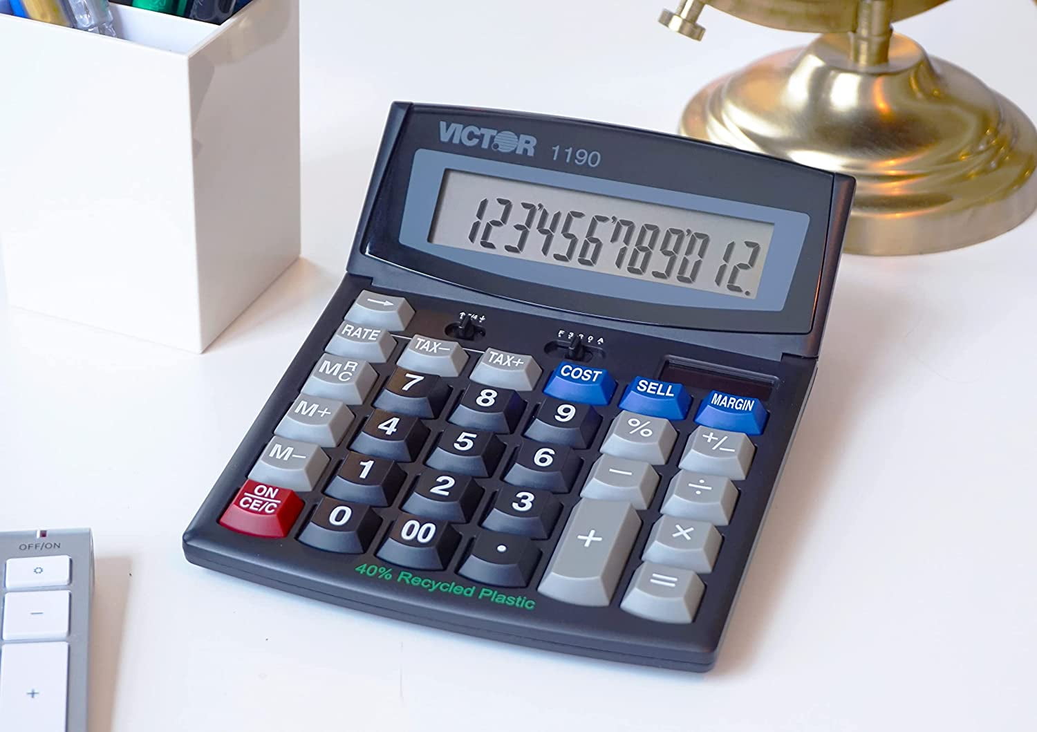 TRH-1190 Executive Desktop Calculator, 12-Digit LCD - Walmart.com