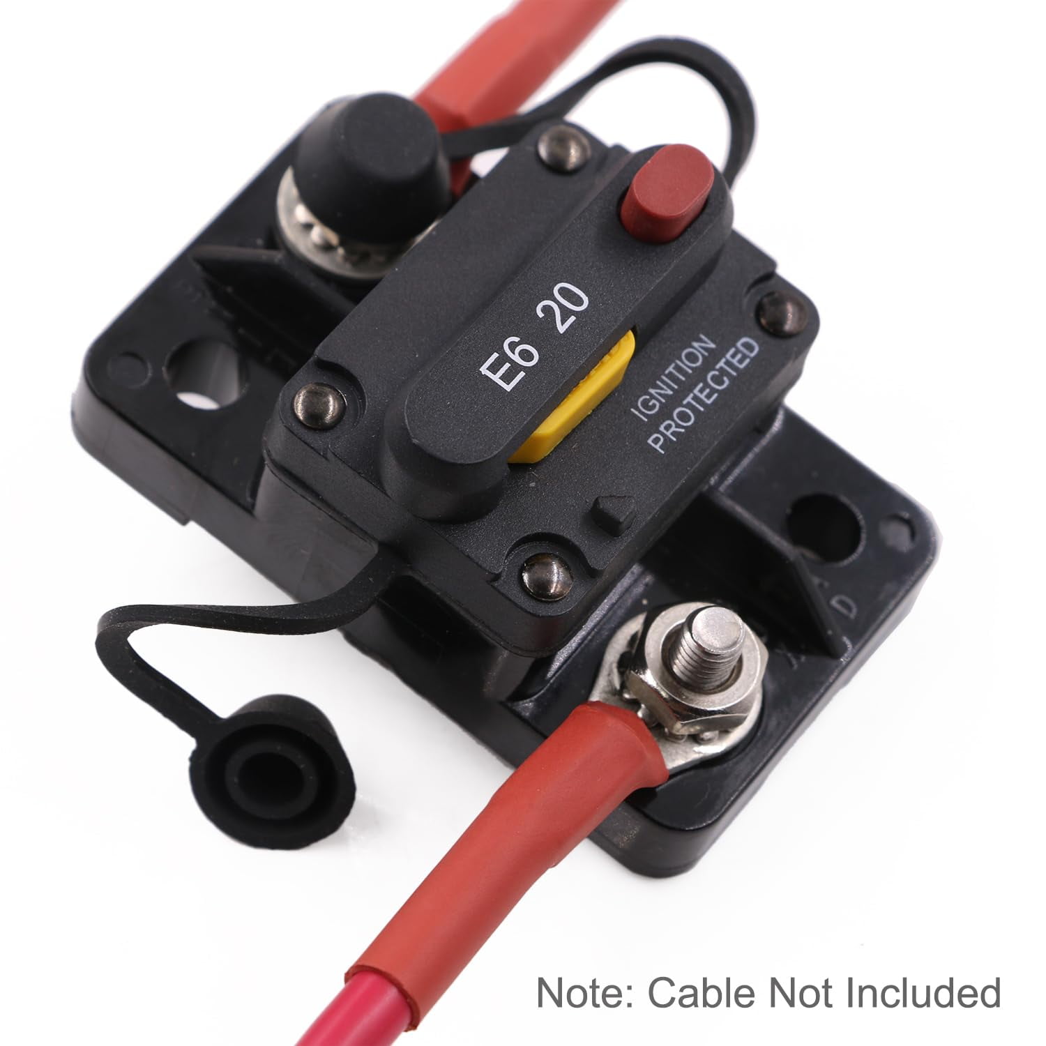 TRH-12V 24V Manual Reset Circuit Breaker 20A for Car Automotive Solar ...