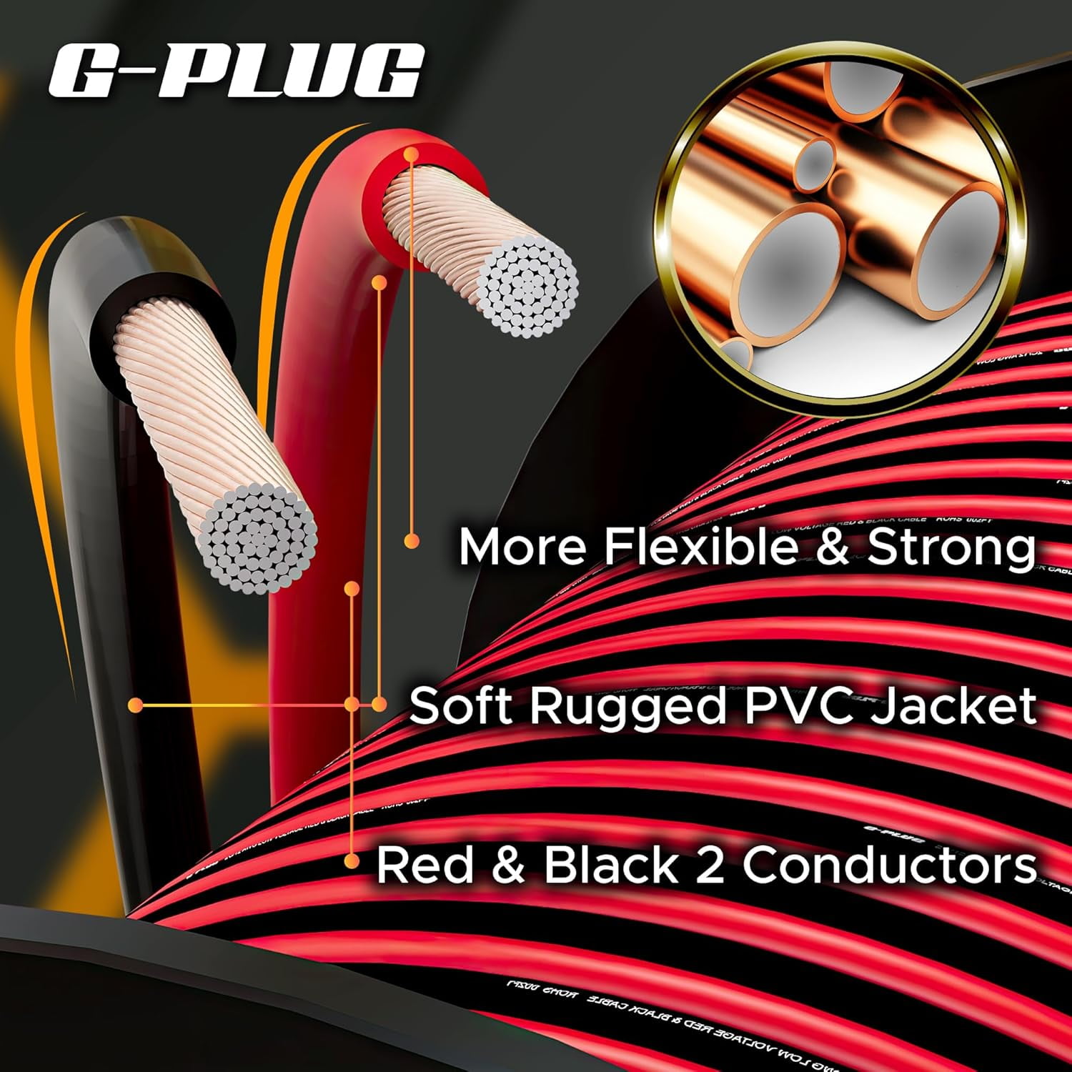 TRH-18 AWG Electrical Wire \u2013 100ft Premium Tinned Copper, Ultra ...