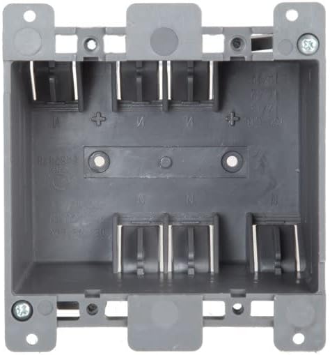 TRH-2-Gang PVC Old Work Electrical Outlet Box (3-Pack) | 25 cu. in ...