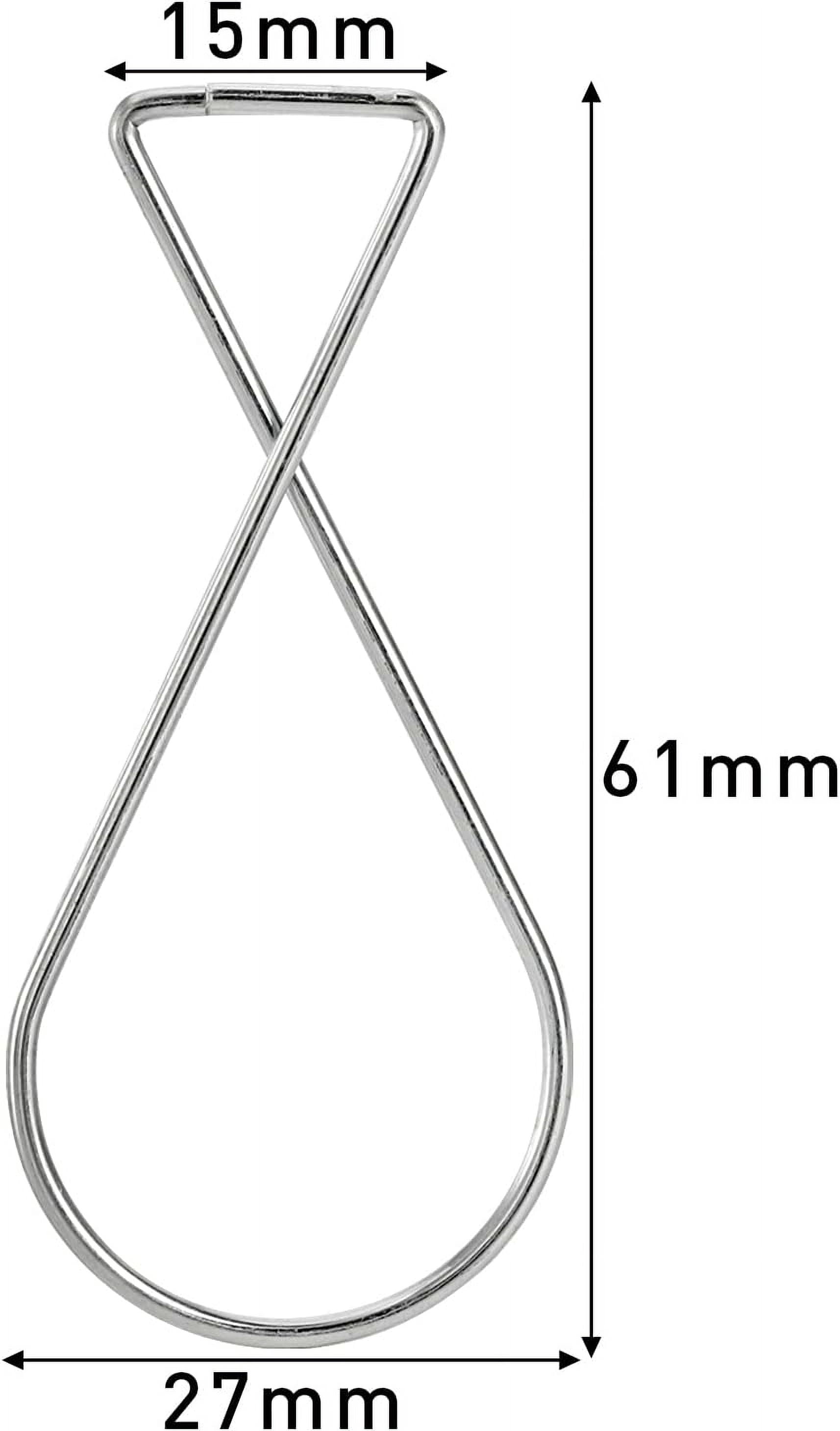 TRH-200 Pack Ceiling Hook Clips, Drop Ceiling Hanger Hooks Hanging on ...