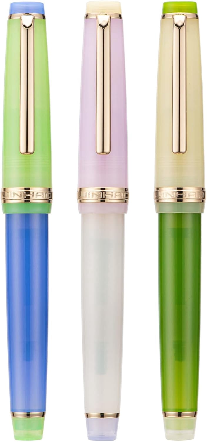 Acrylic Pen 3 Jinhao 82 Fountain Pen Transparent Mixed Morandi Color ...