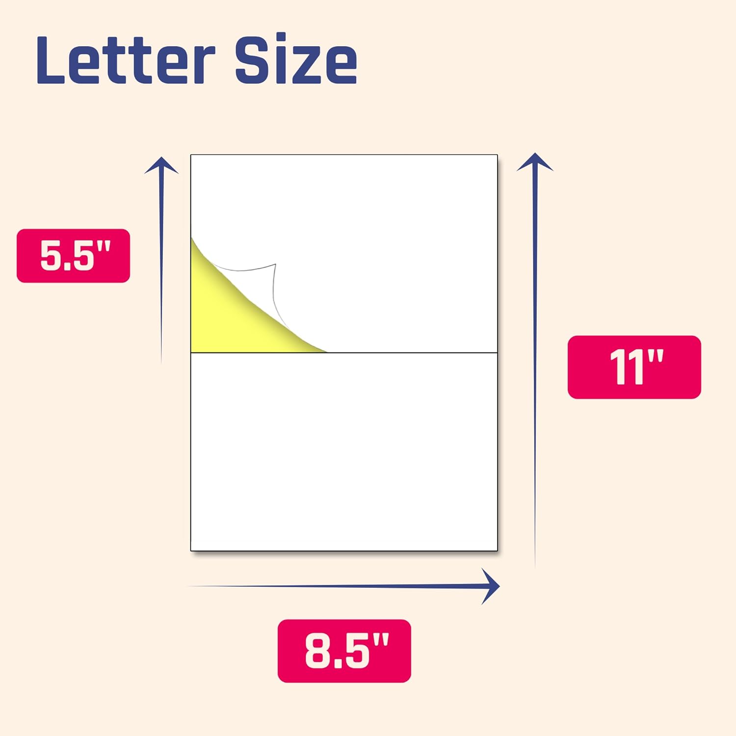 TRH-30 Sheets - Half Sheet Shipping Labels, Printable Sticker Paper ...