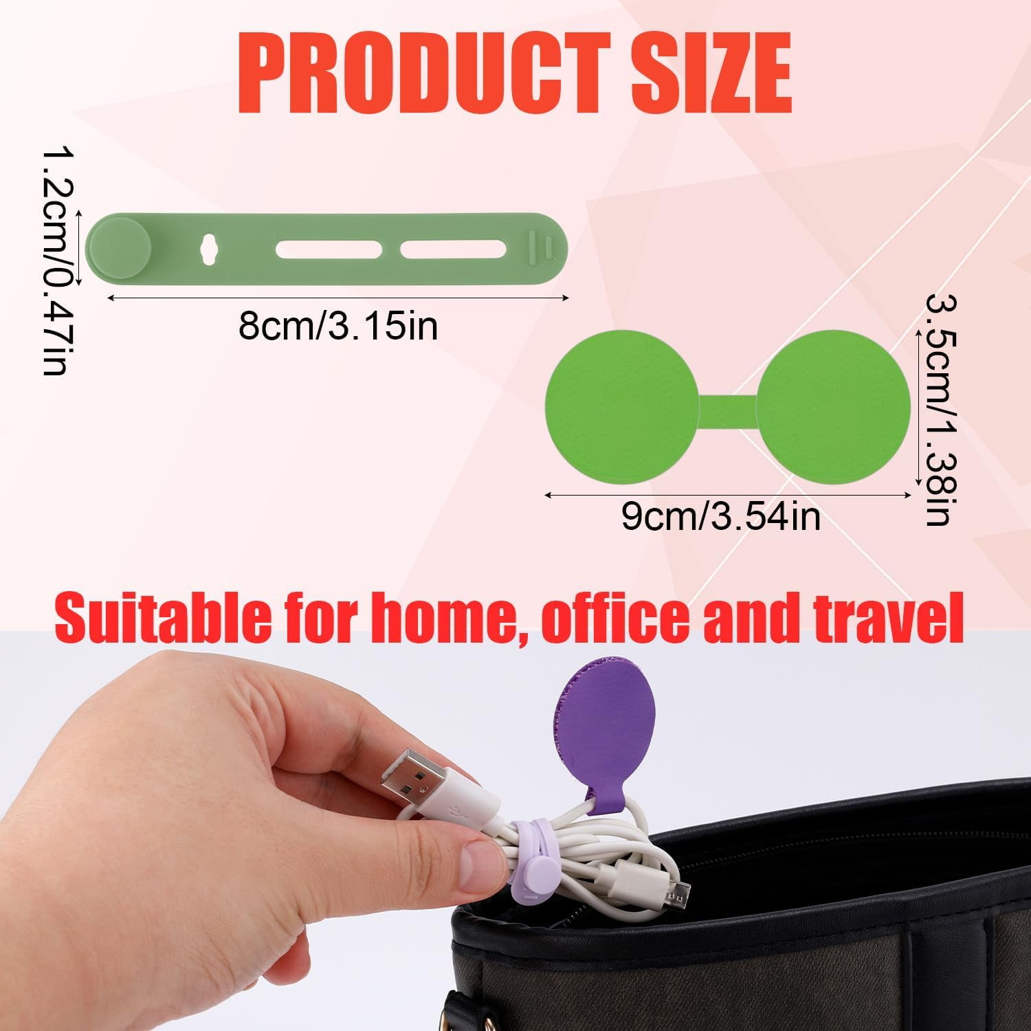 TRH-32pcs Cable Labels and Silicone Cable Ties, Reusable Cable Labels ...