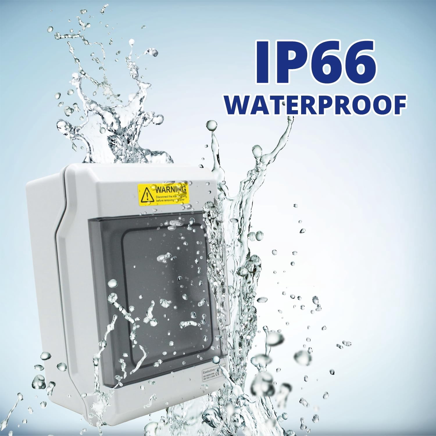 TRH-4 Way Outdoor Circuit Breaker Box Power IP66 PC/ABS Waterproof ...