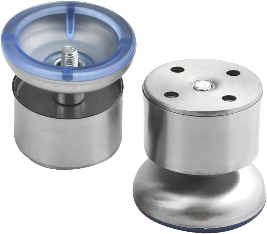 TRH-4Pack Adjustable Metal Furniture Legs Stainless Steel Cabinet Feet ...
