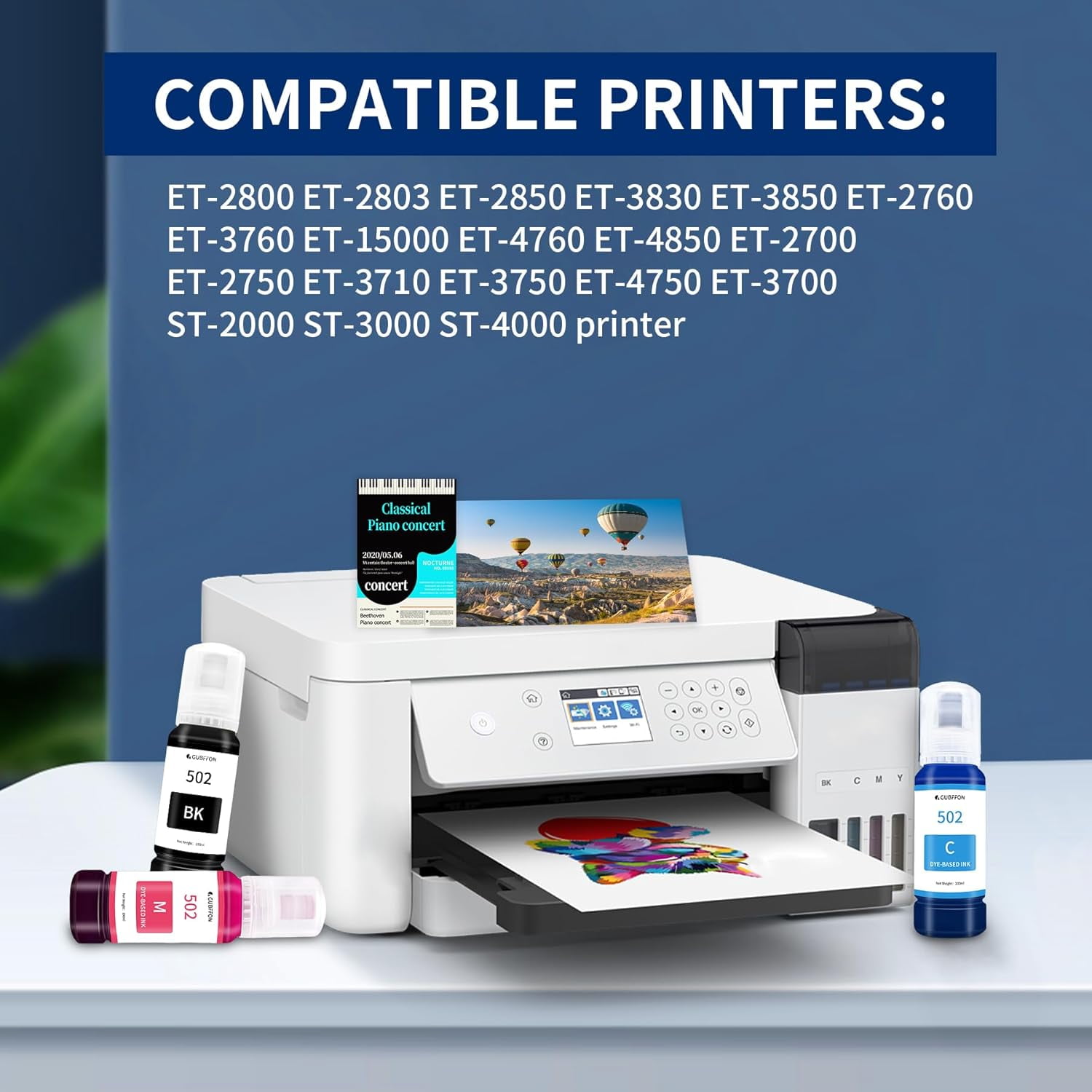 TRH-502 Ink 600ml for EcoTank ET-2850,ET-3850,ET-4850,ET-15000,ET-2980 ...