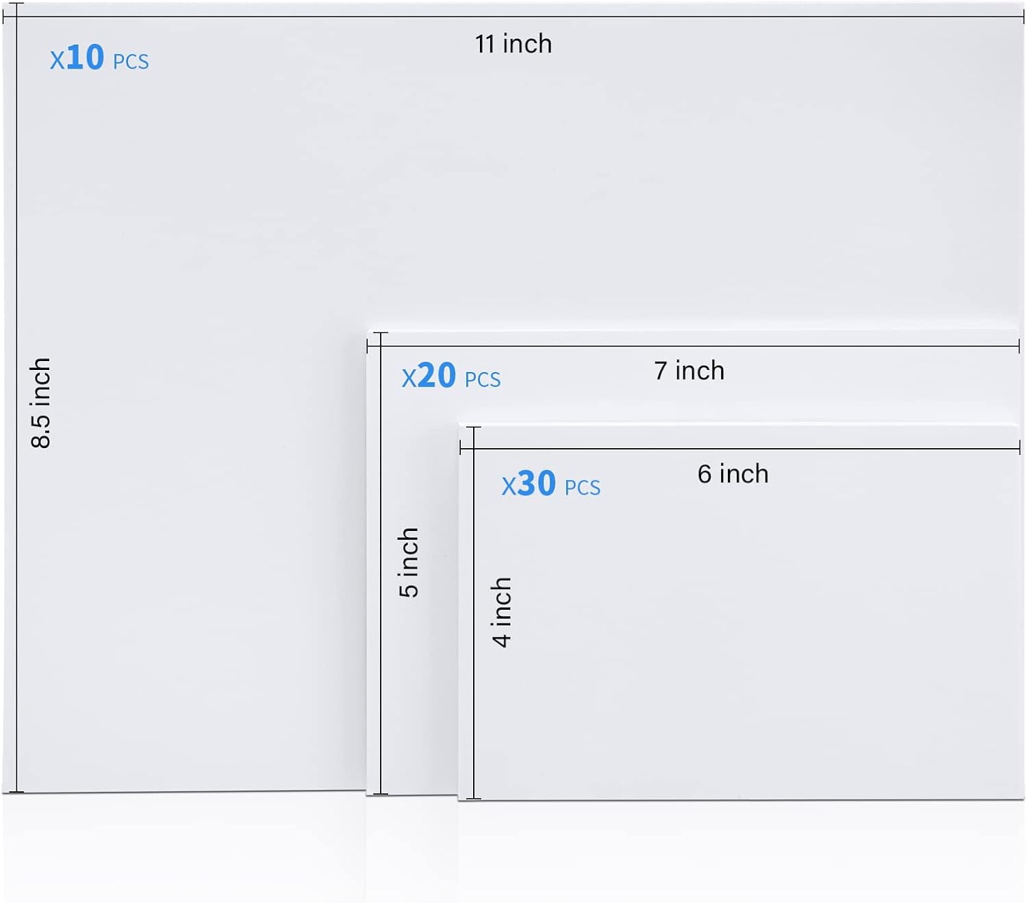 TRH-60 Sheets Glossy Photo Paper Picture Paper for Printer Variety Pack ...